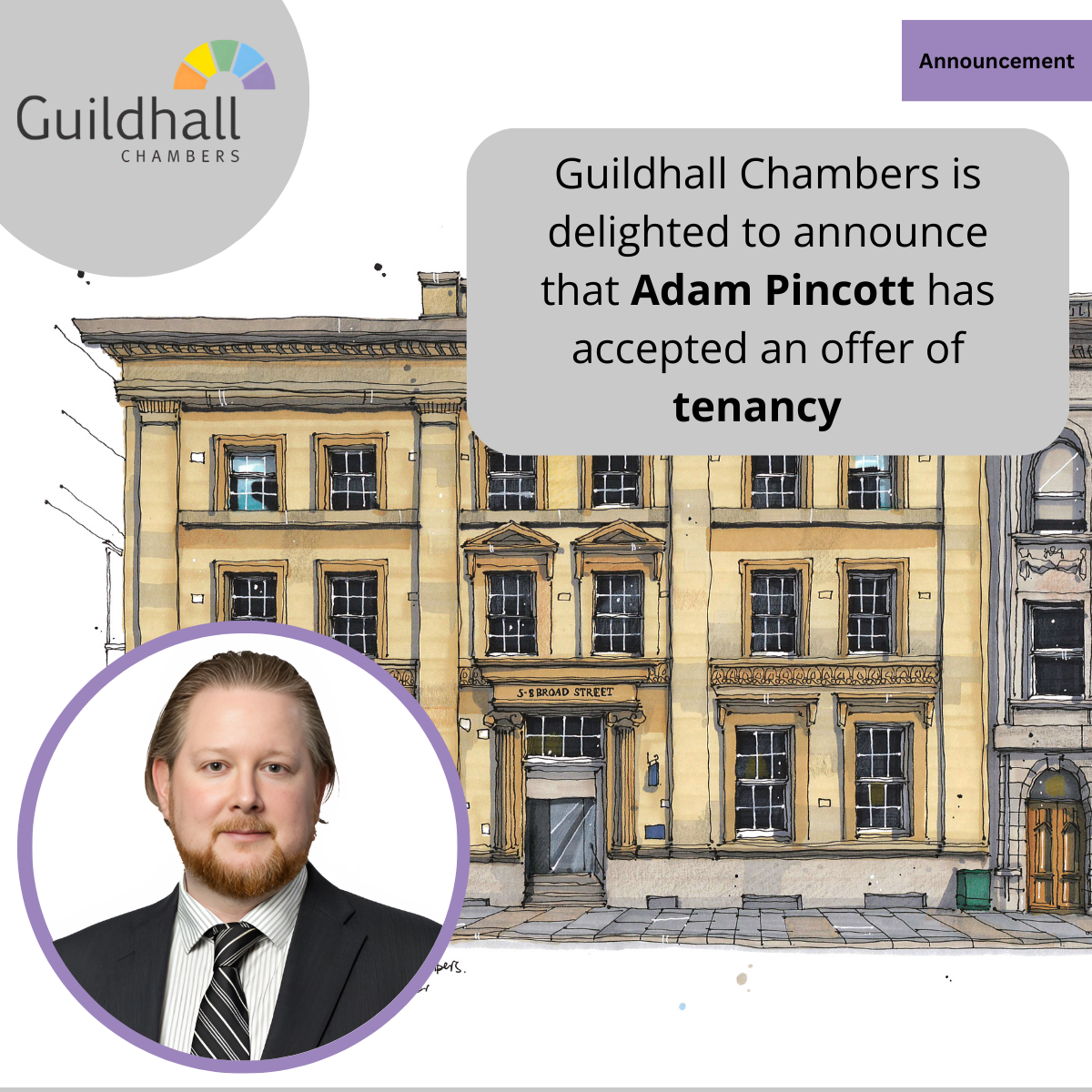 Adam Pincott accepts offer of tenancy